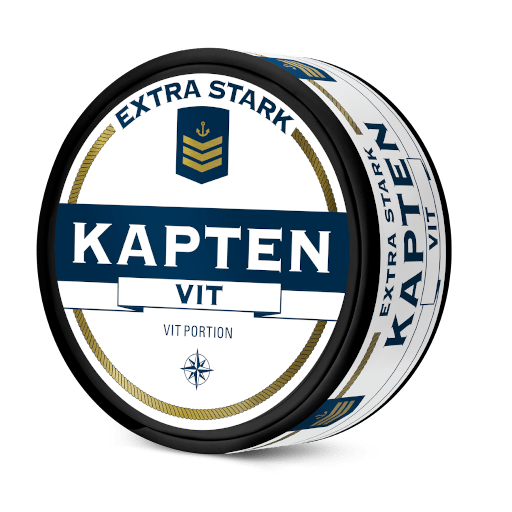 Kapten White Original Extra Strong - Premium Swedish Snus