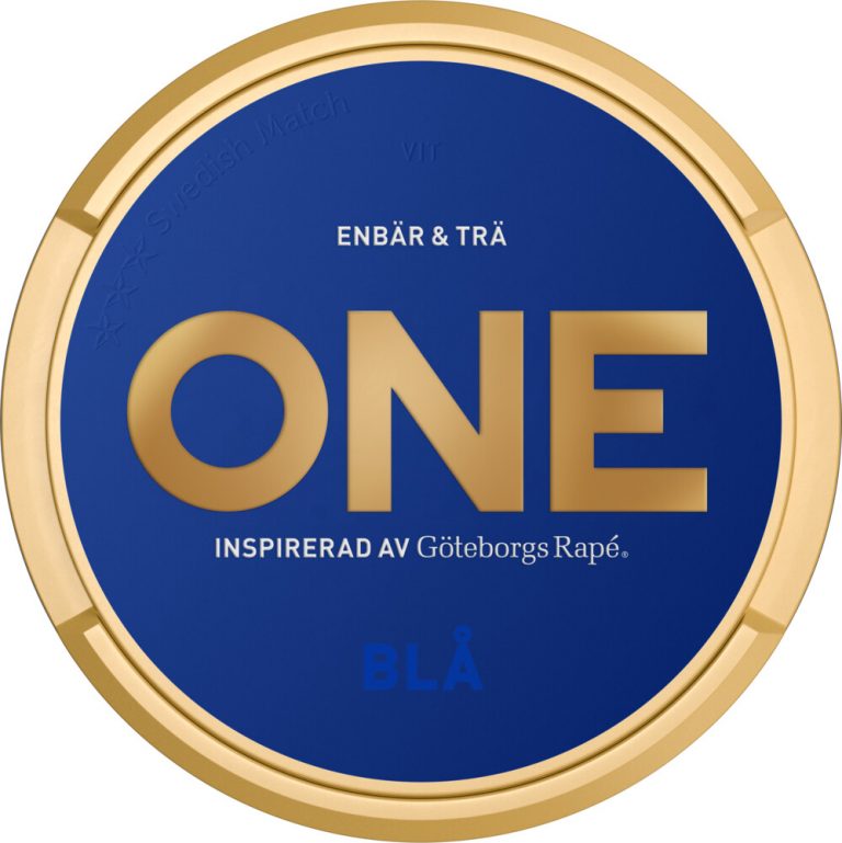 ONE BLÅ (Blue) White Portion Snus - Snusline