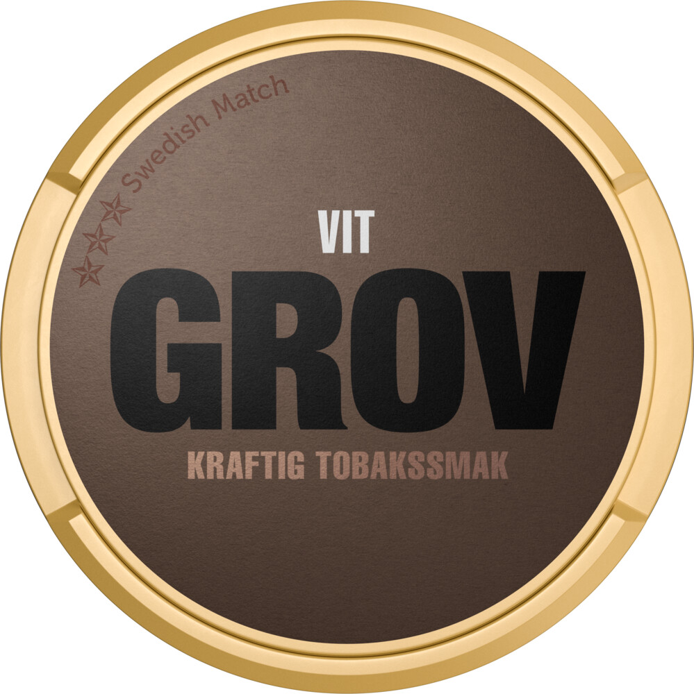 GROV White Portion Snus - With a Strong Tobacco Taste