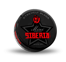 Siberia Black White Dry Extremely Strong Mini Portion