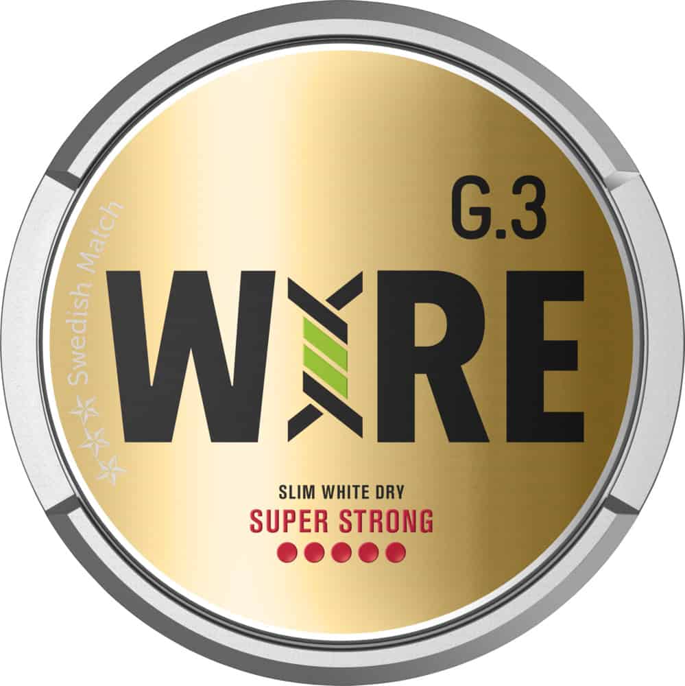 Buy G.3 Wire Slim White Dry Super Strong Snus