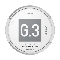 Buy G.3 Super Slim Strong White Snus Online