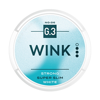 Taste G.3 Wink Super Slim Strong White Mint Snus