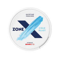 Zone X Cold Blast Strong (9mg) | Slim Mint Pouches – Snusline UK