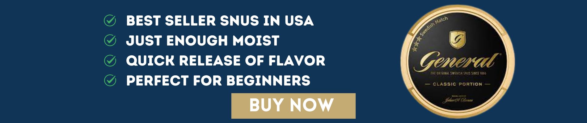 Learn about General Classic Snus: Original vs White Portion