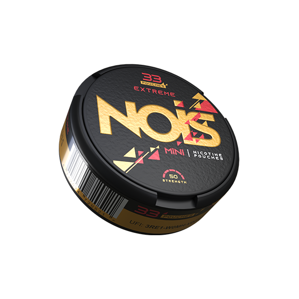 50mg NOIS Mini Extreme Nicotine Pouches - 33 Pouches - Snusline